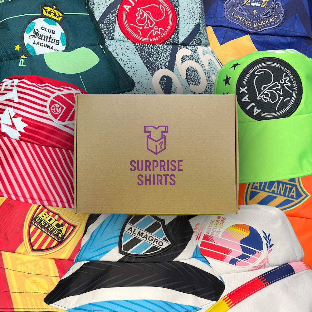 Surprise Football Shirt Bucket Hat Box & Mystery Football Shirt Box ...